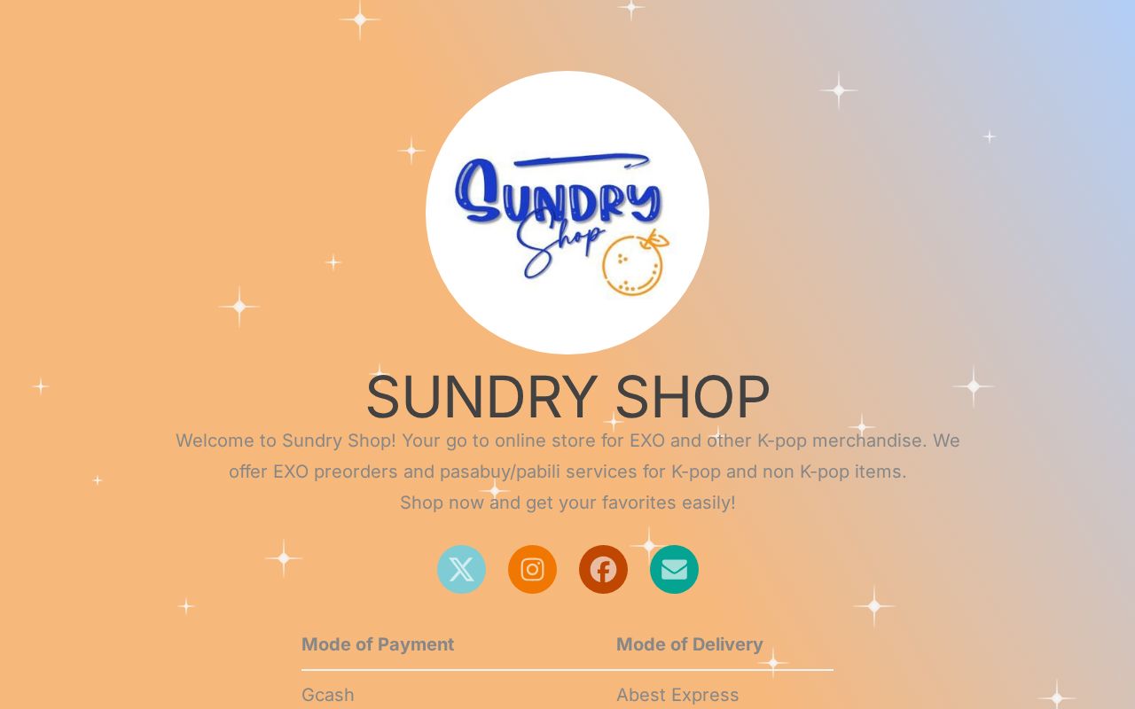 Sundry Shop